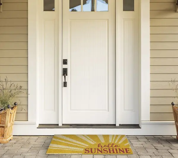 DESIGN IMPORTS Hello Sunshine Doormat