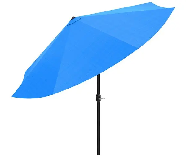 PURE GARDEN 10' Auto Tilt Patio Umbrella - One-color