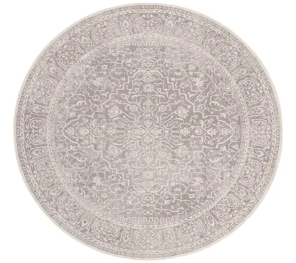 SAFAVIEH Reflection 670 Collection 5' Round Rug - One-color