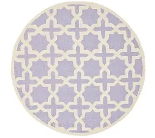SAFAVIEH Moroccan Cambridge 8' Round Rug By - One-color