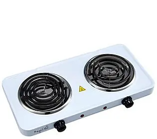 MEGACHEF Portable Dual Electric Coil Cooktop
