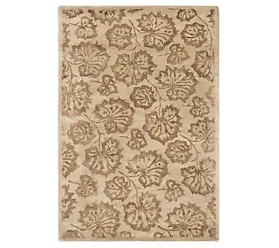 MARTHA STEWART Geranium Leaf 3'9' X 5'9' Rug