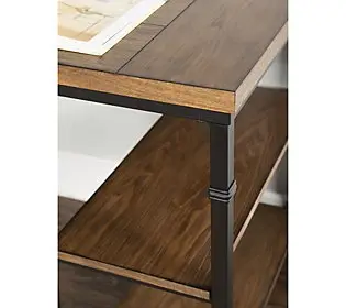 LINON Home Avery Two Shelf Desk