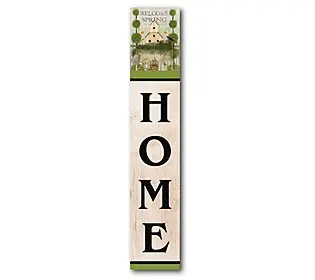 COURTSIDE MARKET Welcome Spring Home 7' X 40' P Orch Sign - One-color