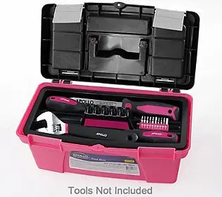 APOLLO 3 Piece Tool Box Pink Dt5005p