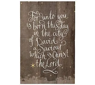 SINCERE SURROUNDINGS Christ Is Lord Rustic Pallet Sincere Surroun Dings - One-color