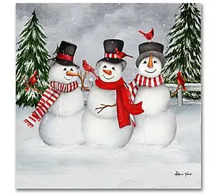 COURTSIDE MARKET Winter Pals 16' X 16' Canvas - One-color