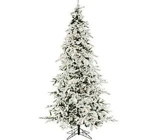 CHRISTMAS TIME 7.5' White Pine Snowy Multi Prel It Musical Tree