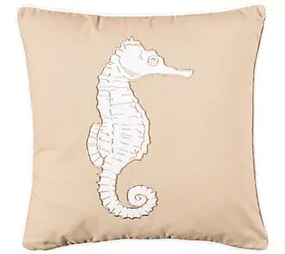C&F HOME Seaside Seahorse Pillow - One-color