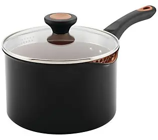 FARBERWARE Glide 3-qt Straining Saucepan - One-color
