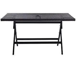 SAFAVIEH Akita Folding Table By - One-color