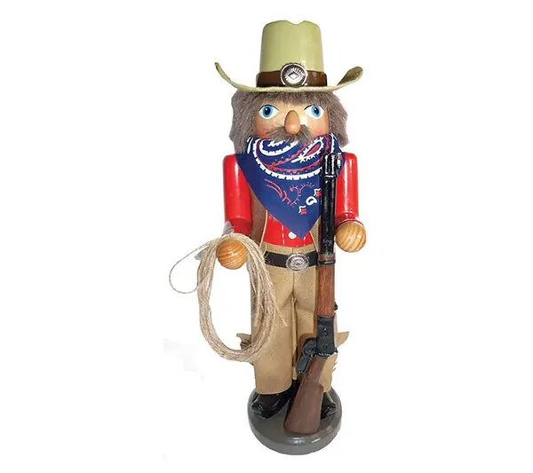 SANTA'S WORKSHOP 14.5' Home On The Range Nutcra Cker - One-color