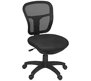 REGENCY Harrison Armless Swivel Chair- Black