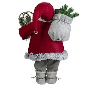 NORTHLIGHT 2' Standing Santa Figure With A Plus Bear