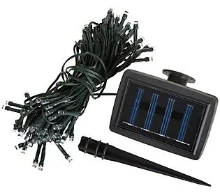 HASTINGS HOME Solar Powered Led String Lights 39 Feet - One-color