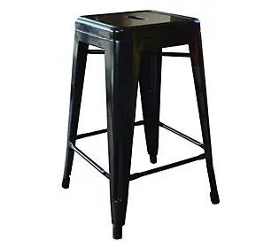 AMERIHOME 24'h Metal Bar Stool 2 Pack