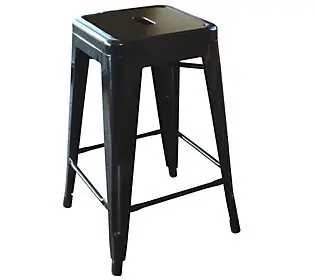 AMERIHOME 24'h Metal Bar Stool 2 Pack