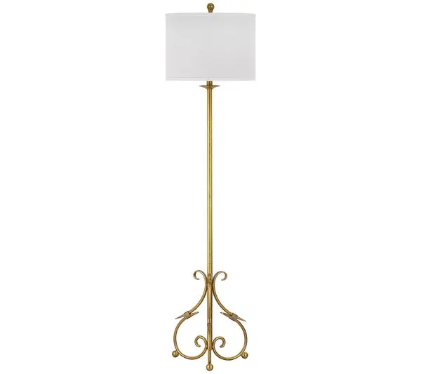 SAFAVIEH Elisa Baroque Floor Lamp By - One-color
