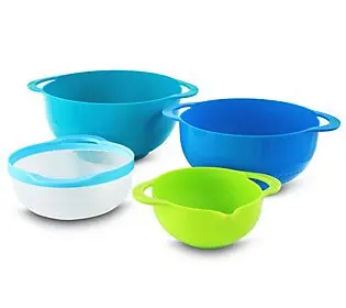 MEGACHEF Stackable Mixing Bowl & Measuring Cup Set