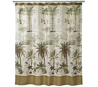 AVANTI LINENS Colony Palm Shower Curtain - One-color