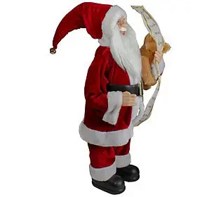 NORTHLIGHT 24' Standing Santa Figure With Tree