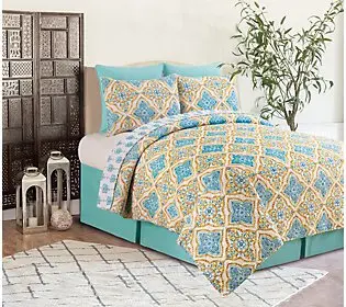C&F HOME Terrace Medallion Full/queen Quilt Set - One-color