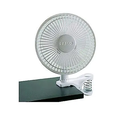LASKO 6' 2-speed Clip Fan White