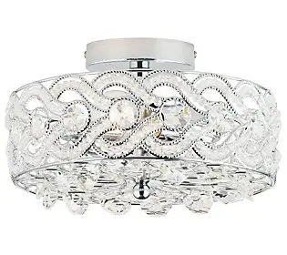 RIVER OF GOODS 11.5' Olivia Semi-flush Mount Ce Iling Fixture - One-color
