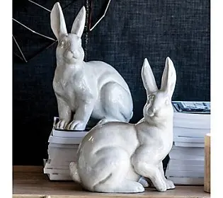 BARBARA KING Hector Long-eared Rabbit With Rais Ed Paw