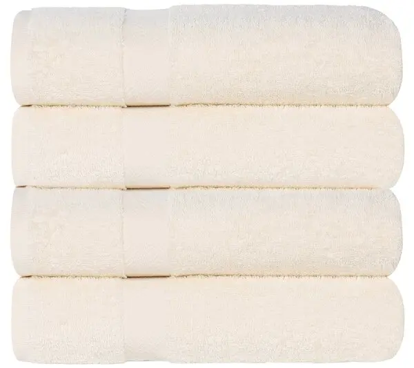 SUPERIOR Ultra-soft Cotton 4-piece Bath Towel S Et - One-color