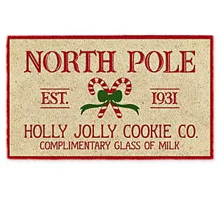 DESIGN IMPORTS Holly Jolly Cookie Co. 17' X 29' Doormat - One-color