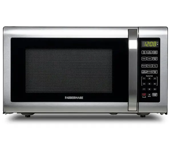 FARBERWARE 1.6 Cu. Ft. Stainless Steel Microwav E Oven - Silver