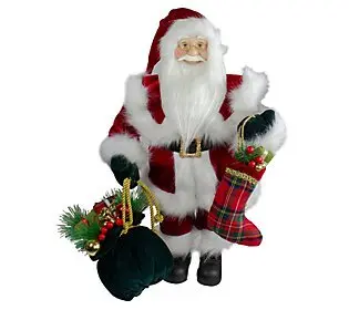 NORTHLIGHT 18' Santa Christmas Figure With Pre Ents - One-color