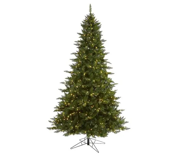 NEARLY NATURAL 9' Christmas Tree W/850 Multifun Ction Led