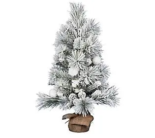 VICKERMAN 36' Frosted Beacon Pine Tree