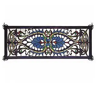 MEYDA Tiffany Style Antoinette Transom Window Panel - One-color