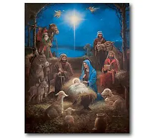 COURTSIDE MARKET The Nativity 20' X 24' Canvas - One-color