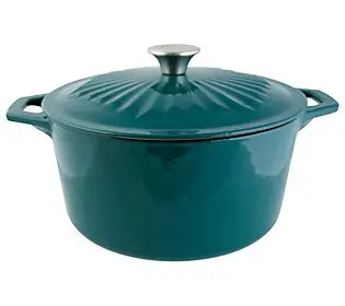 TASTE OF HOME 5-qt Enameled Cast Iron Dutch Ove With Lid - One-color