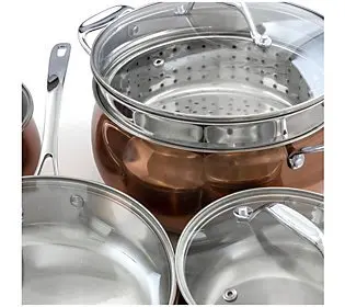 OSTER Carabello 9 Piece Stainless Steel Cookwar E Set