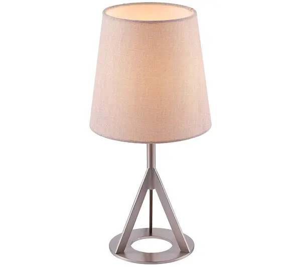 TEAMSON Aria 15.7' Modern Table Lamp Round Shade - One-color