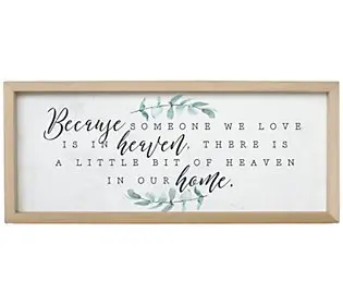 SINCERE SURROUNDINGS Because Someone We Love Wall Art Sincere Sur Roundings - One-color