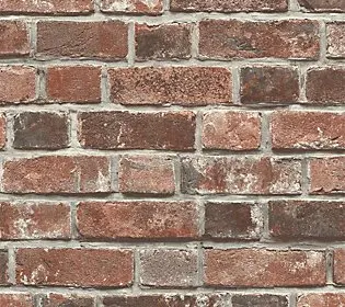 NEXTWALL Distressed Brick Peel And Stick Wallpa Per Roll - One-color