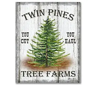 COURTSIDE MARKET Twin Pines 20x24 Canvas - One-color