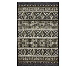 OX BAY TRADING CO. Ox Bay Geometric Vestige Indoor/outdoor Sun Sho Wer Rug 5' X 8 - One-color