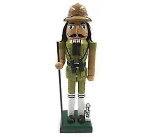 SANTA'S WORKSHOP 13.5' Safari Nutcracker - One-color