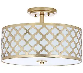 SAFAVIEH Kora Quatrefoil 15' Flush-mount Ceilin G Lamp - One-color