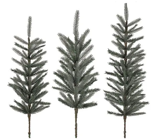 VICKERMAN 36-42-48' Blue Spruce Tops 3pc Set - One-color