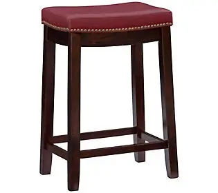 LINON Home Brenner Kitchen Counter Stool W/ Pad Ded Seat - One-color