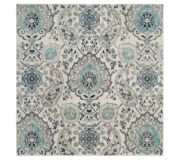 SAFAVIEH Madison 600 Collection 6'7' X 6'7' Square Rug - One-color