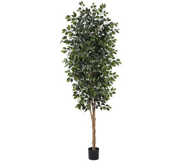 NEARLY NATURAL 8' Ficus Silk Tree By